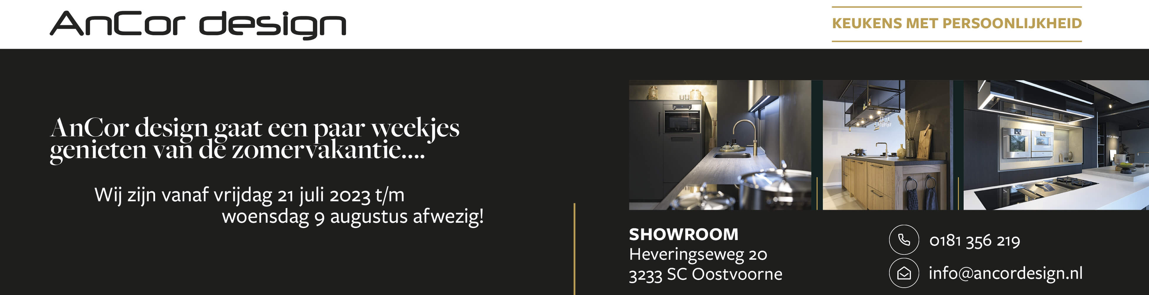 Uw keuken... Daar zorgen wij persoonlijk voor! - AnCor design - Oostvoorne